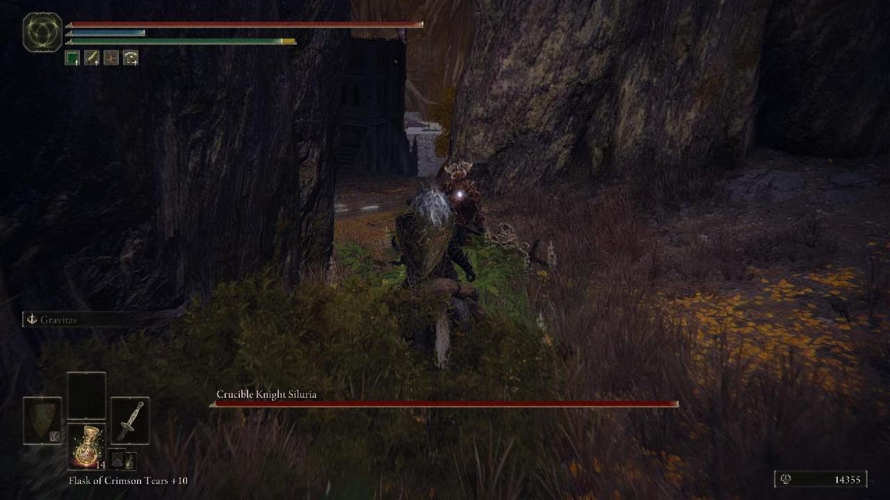 Elden Ring | Crucible Knight Siluria Fight - YouTube