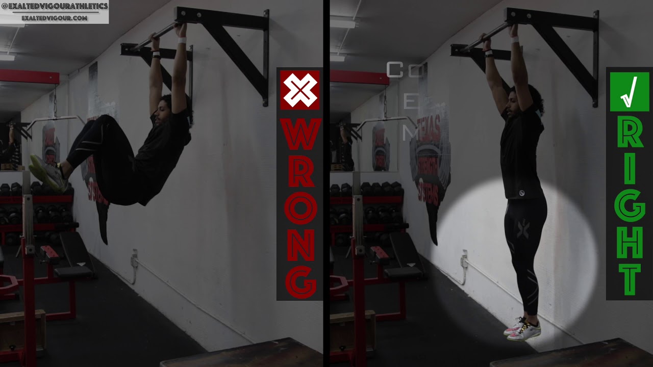 Hanging Knee Raises - Proper Form - YouTube