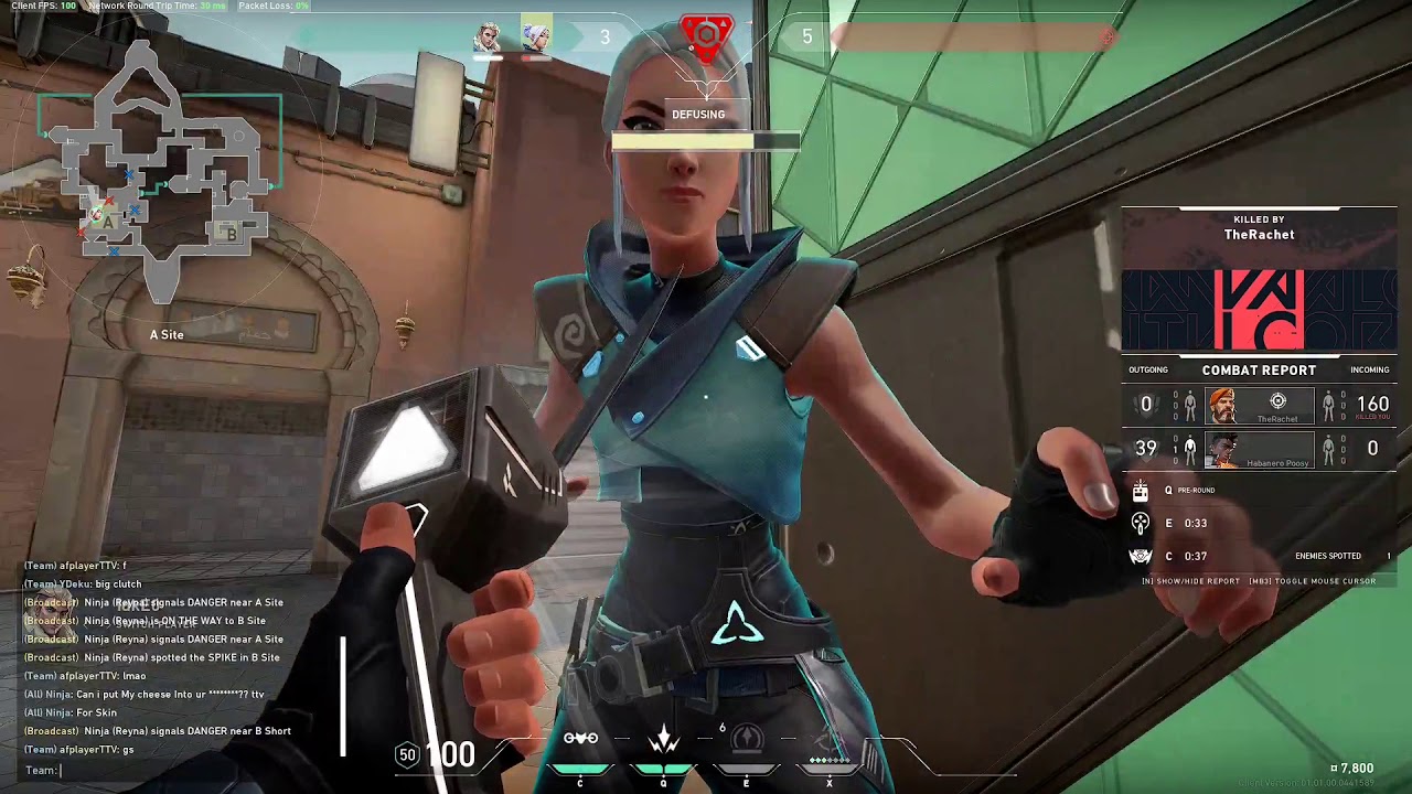 Playing valorant w/Ninja - YouTube