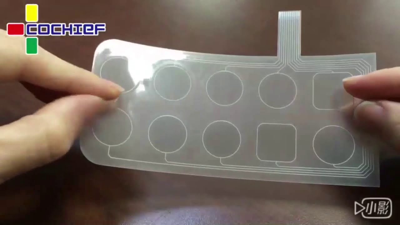 Touch Switch Module Flexible Touch Switch film 軟性觸控薄膜按鍵 - YouTube