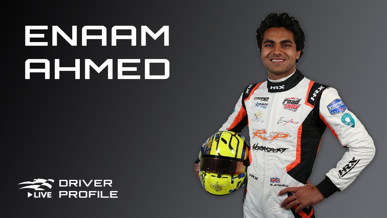 Enaam Ahmed - Road to Indy TV Driver Profile - YouTube