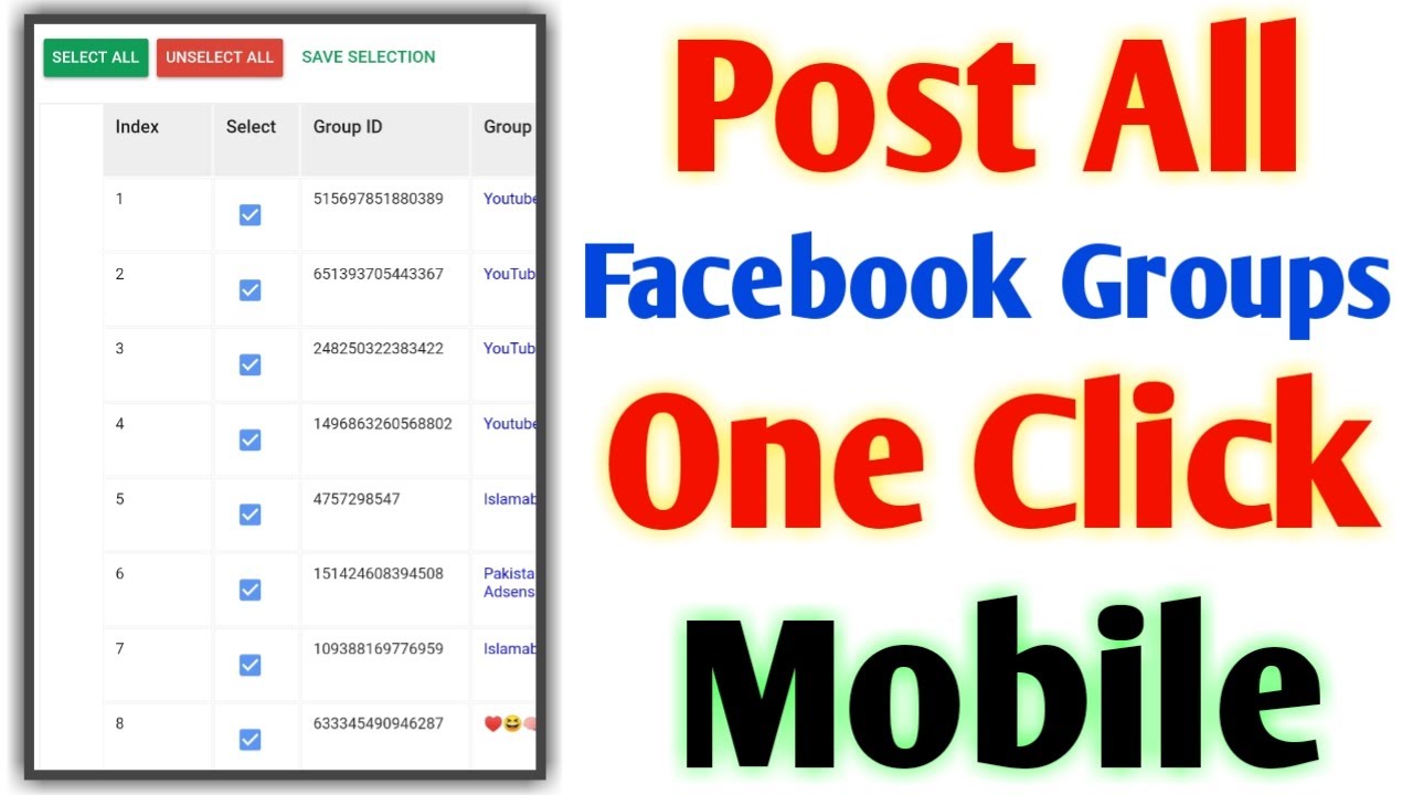 How to Share Post In All Facebook Groups Just One Click | Post to All ...