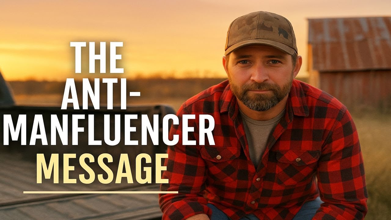 The Anti-Manfluencer Message | Real Men Don’t Whine About Life - YouTube