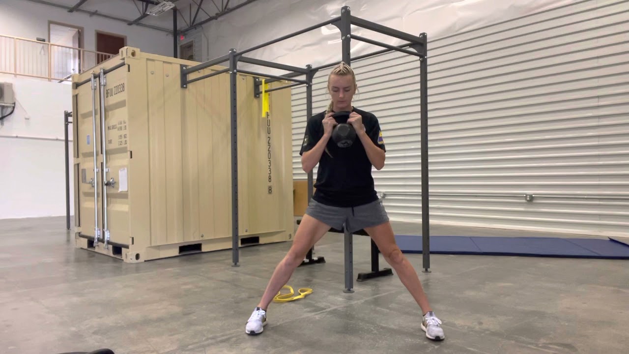Goblet lateral split squat - YouTube