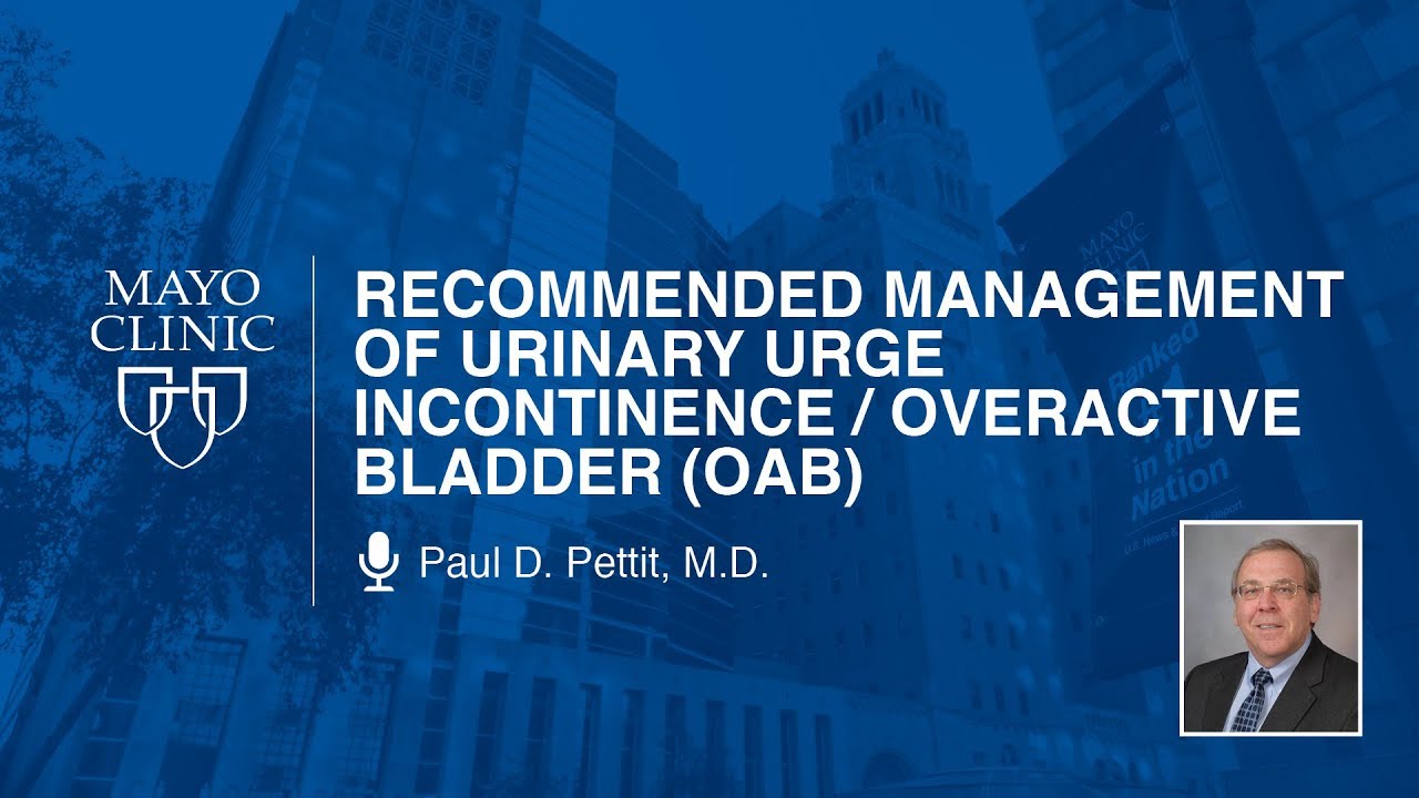 Urinary Urge Incontinence Overactive Bladder OAB by Paul D. Pettit, M.D ...