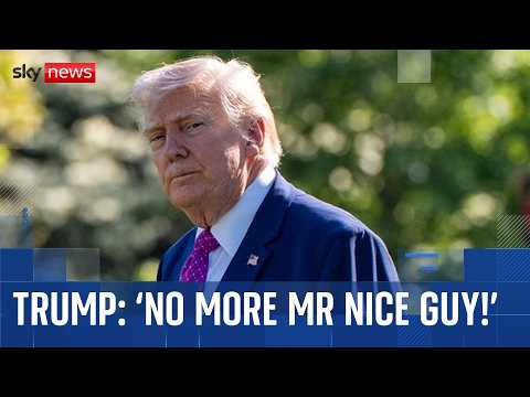 'NO MORE MR NICE GUY!': Trump renews Iran threats