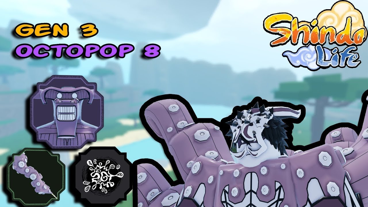 Shindo Life octopop full showcase gen3 - YouTube