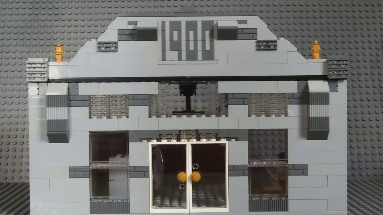 Lego Custom Bank - YouTube