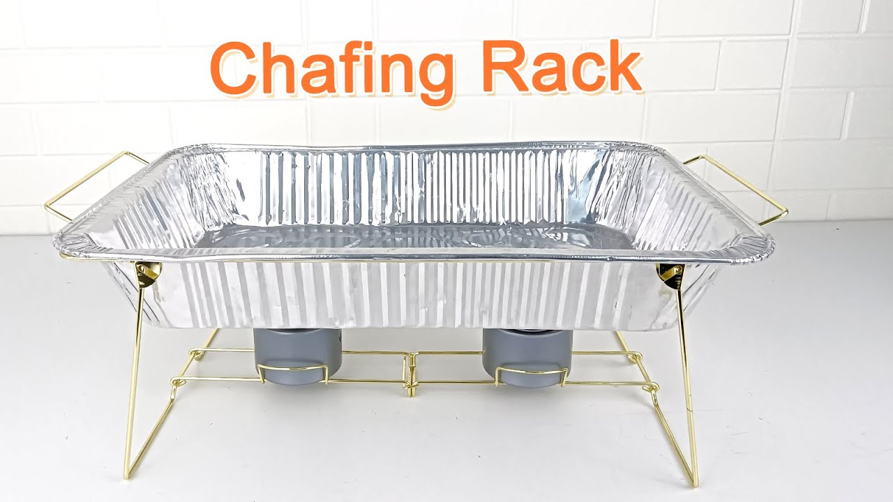 How to set up a Wire Chafing Rack? - YouTube