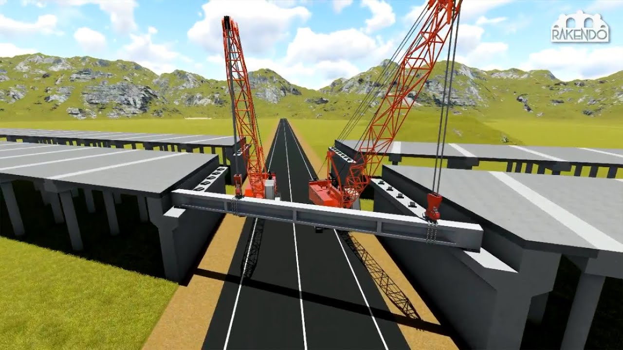 Animasi 3D Metode Konstruksi Erection Girder pada Flyover / Jalan ...