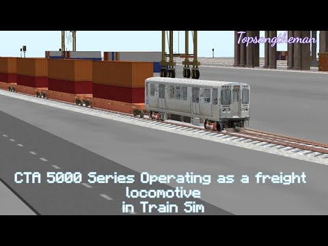 CTA 5000 Series Operating as a Freight Train - YouTube