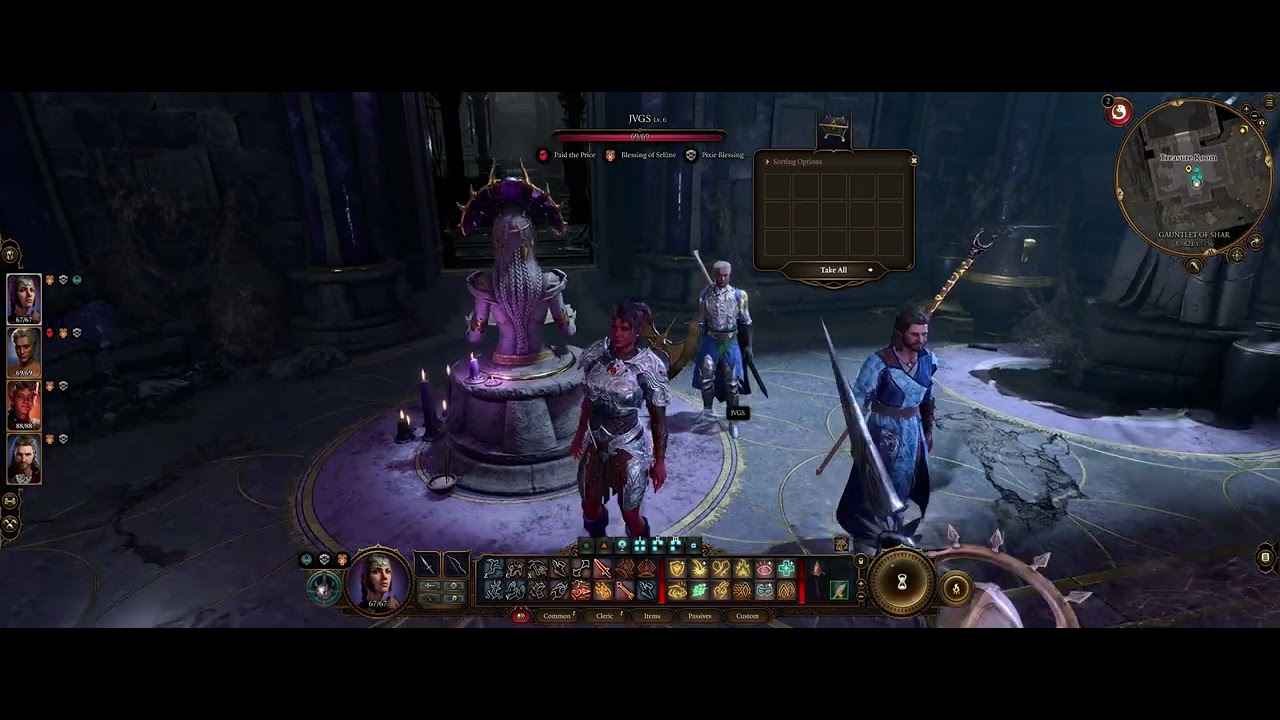 Baldur's Gate 3 - Act 2 The Chosen of Shar: Dark Justiciar Helmet ...