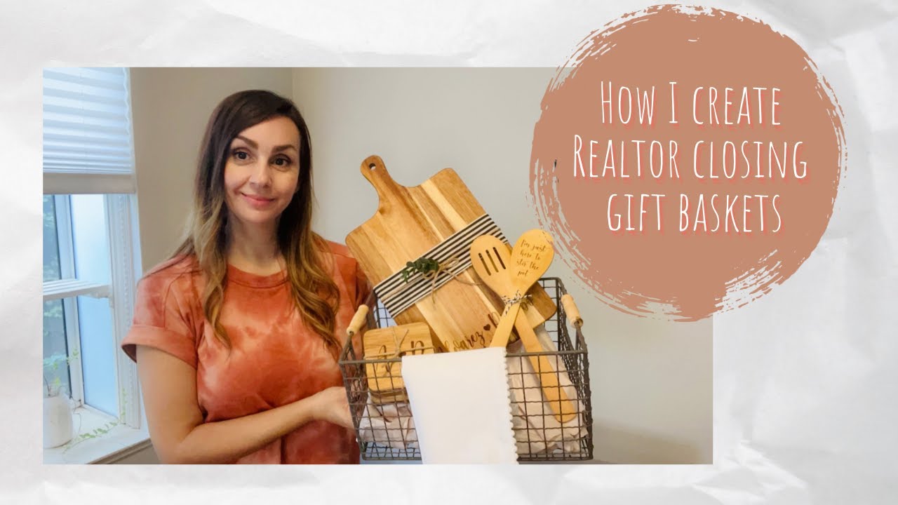 How I put a realtor closing basket together - YouTube