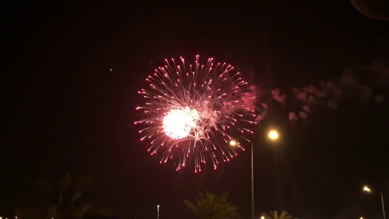 Fireworks in Riyadh, Saudi Arabia - YouTube