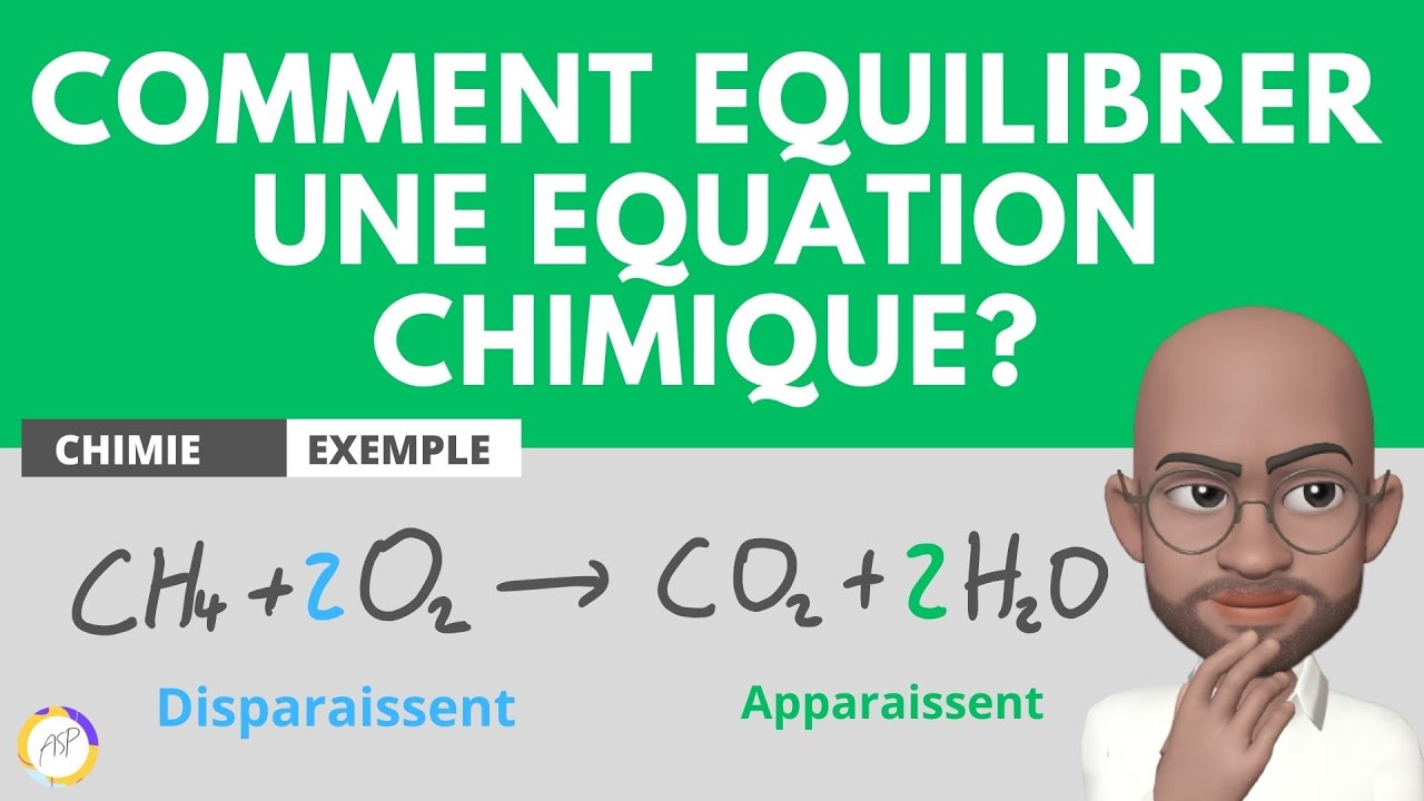 Comment Équilibrer une Équation Chimique ⁉️🤔| Exemple de la Combustion ...