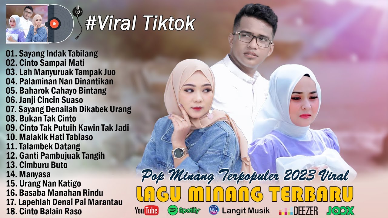LAGU MINANG TERBARU 2023 TERPOPULER ~ Lagu Pop Minang Terbaik 2023 Full ...
