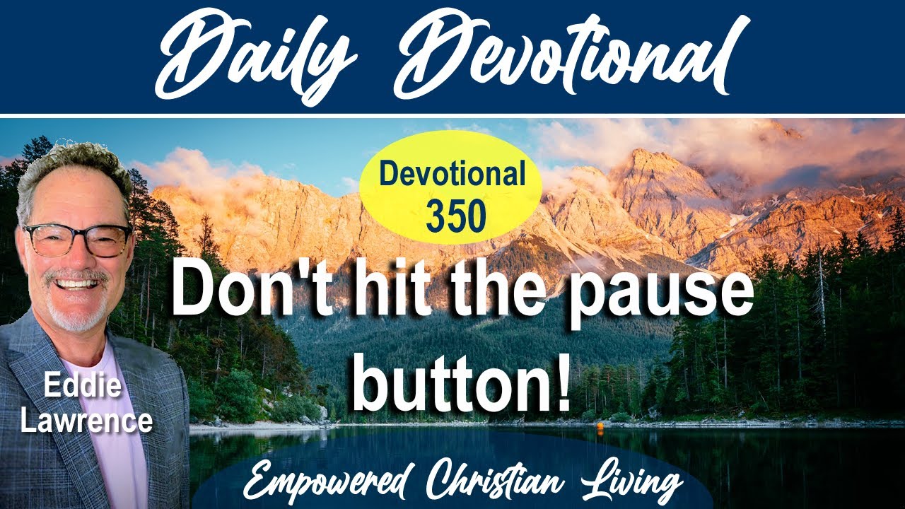 Don't hit the pause button! - YouTube
