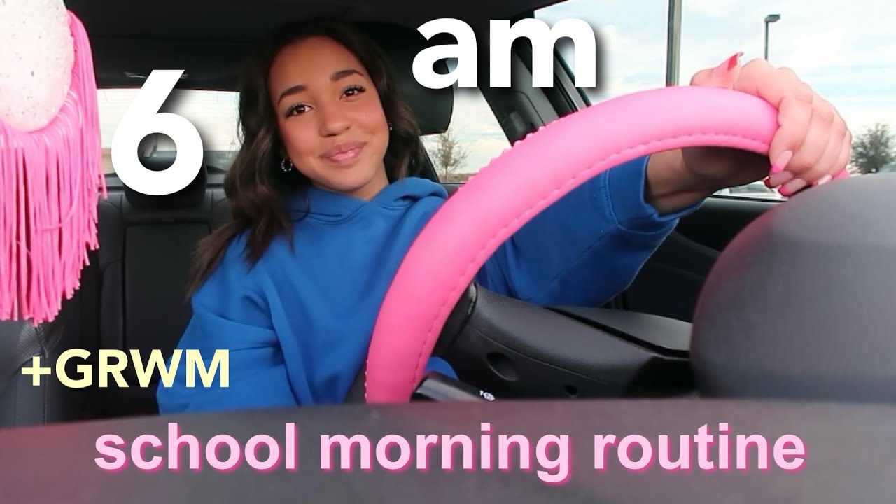 MY 6AM SCHOOL MORNING ROUTINE - YouTube