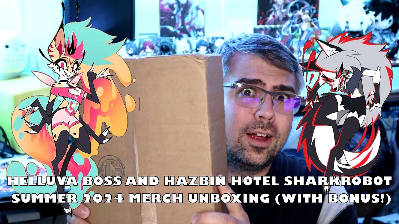 HELLUVA BOSS AND HAZBIN HOTEL SUMMER 2024 MERCH UNBOXING! - YouTube