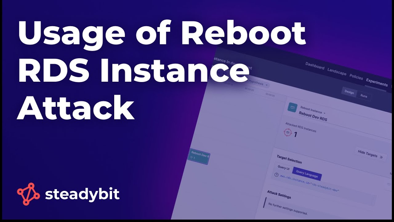 Usage of Reboot RDS Instance Attack - YouTube