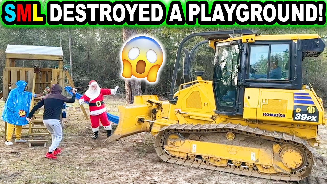 SML DESTROYED A PLAYGROUND! - YouTube