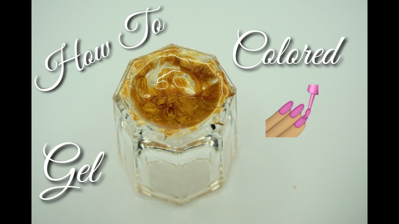 DIY 💅🏽How To Make Colored Gel 2016 | DivaDollFlawless - YouTube