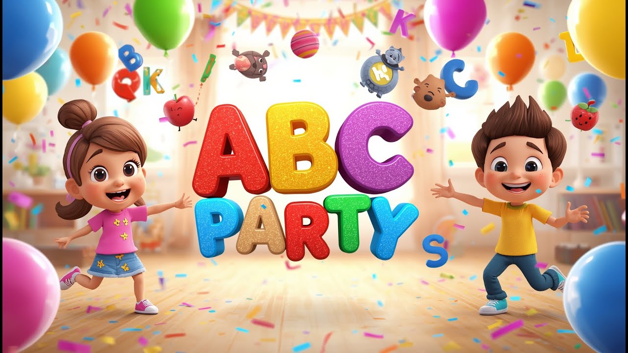 ABC Party | Learn the Alphabet with Emma and Oliver! - YouTube