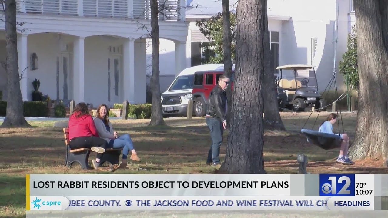 Lost Rabbit residents object to development plans - YouTube