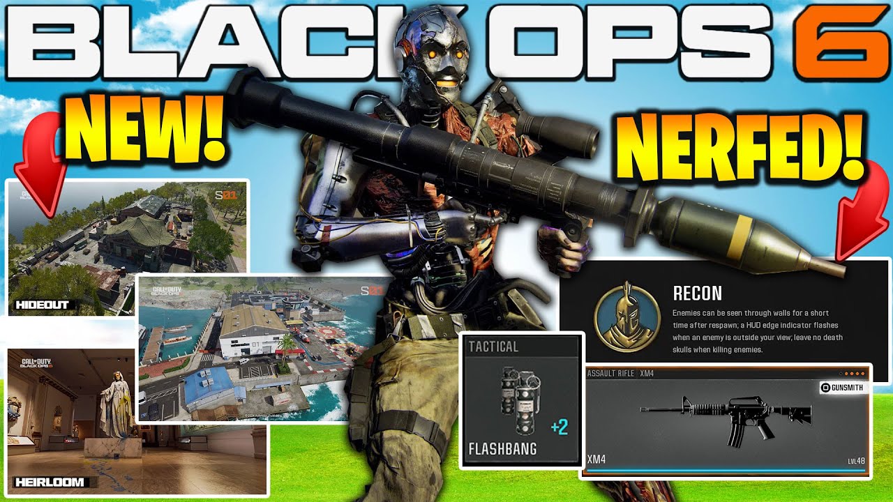 Black Ops 6 MASSIVE UPDATE! SEASON 1 CONTENT, META CHANGES, RECON ...