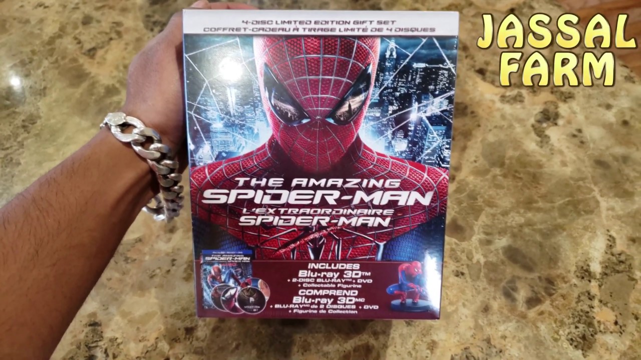 The Amazing Spider Man Blu Ray 3d Limited Edition Box Set Unboxing Youtube