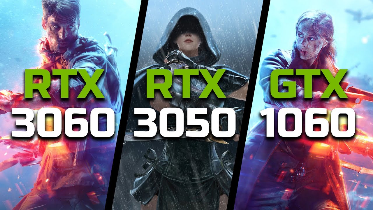 RTX 3060 vs RTX 3050 vs GTX 1060 - Test in 9 Games - YouTube