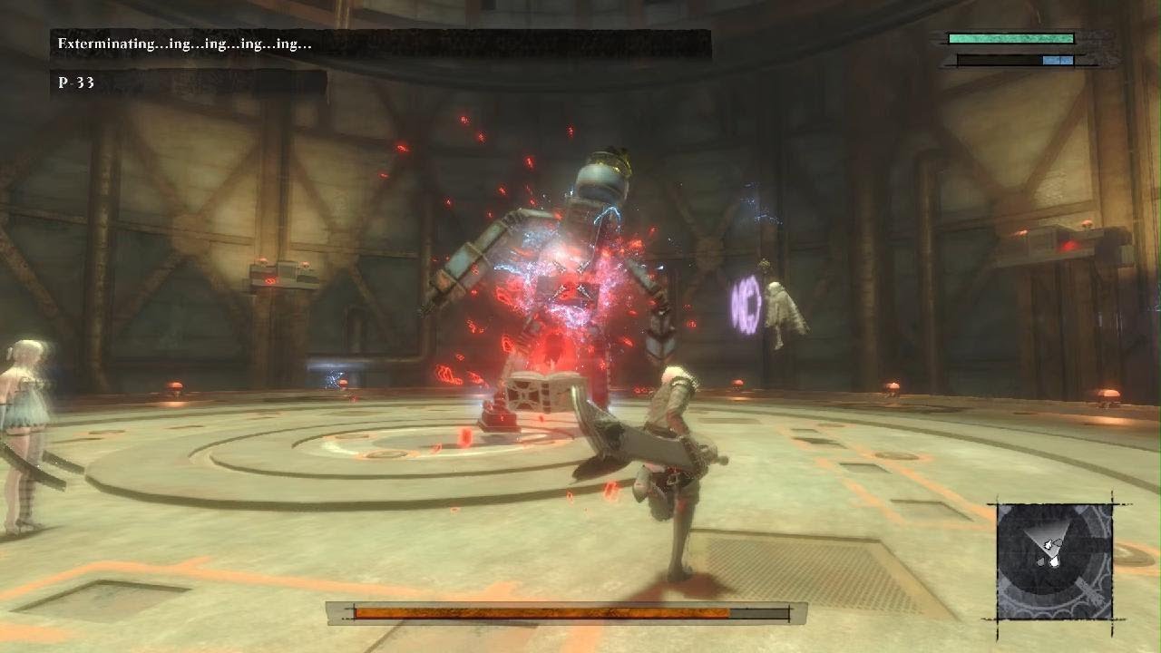 NieR Replicant P33 fight - YouTube