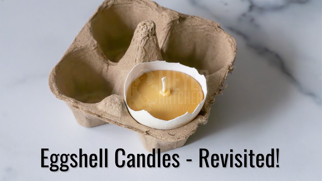 Eggshell Candle Making Revisited! - YouTube