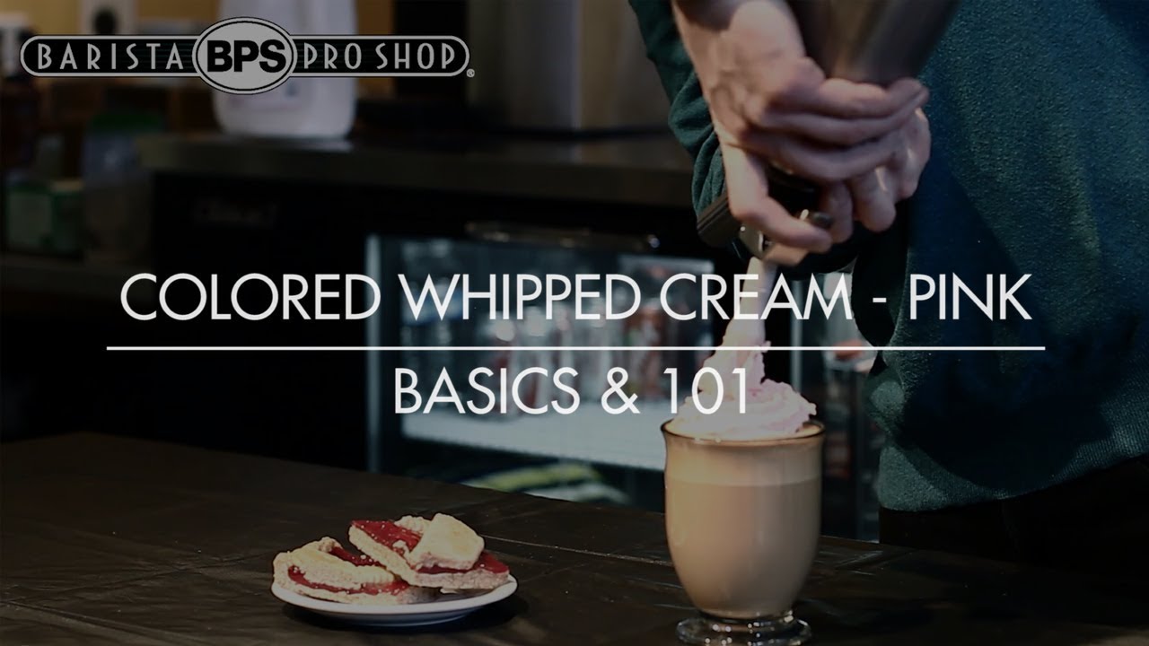 Basics & 101 | Colored Whipped Cream - YouTube