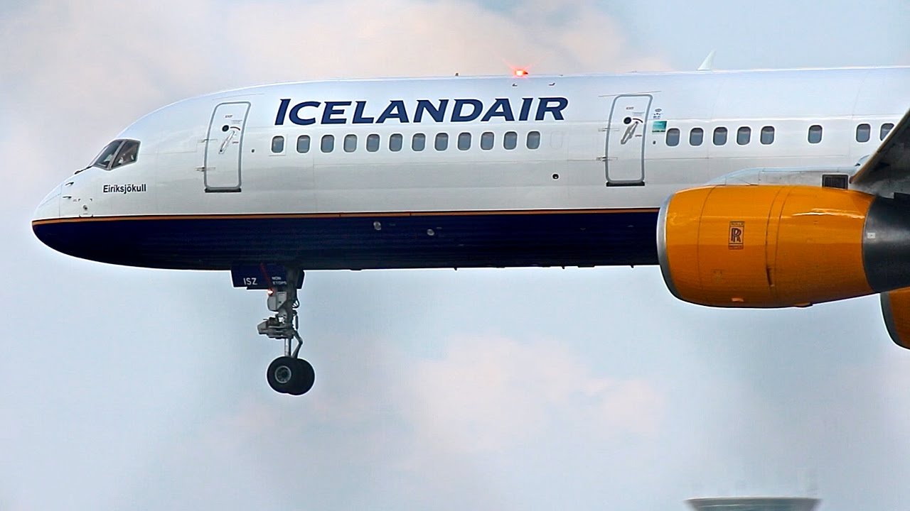 Icelandair Boeing 757-200 “Eiriksjökull” Arrival Runway 24L Toronto ...