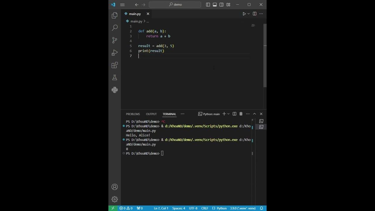 Hàm trong Python #pythonprogramming #coding #learnwithme - YouTube
