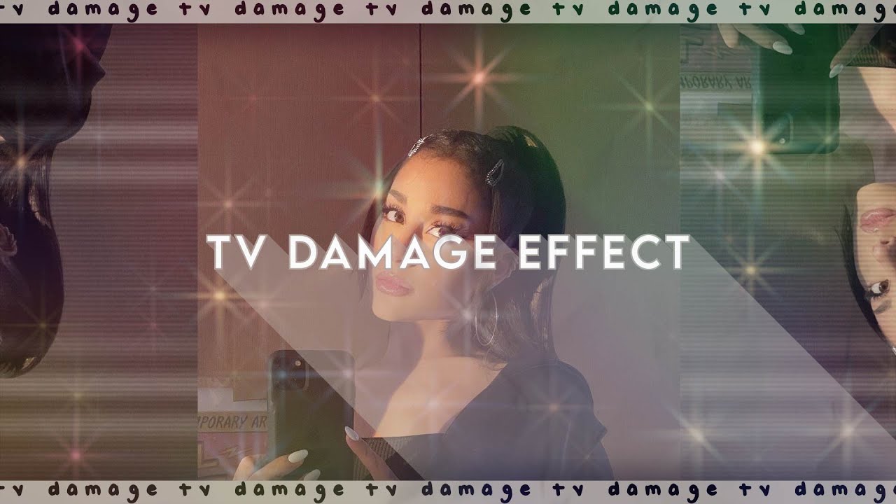 tv damage effect | after effects (AE) tutorial - YouTube