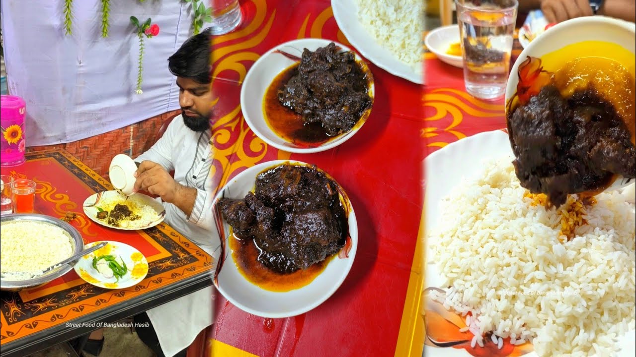 Spicy Duck Black Bhuna😋 Street Food Of Bangladesh. - YouTube