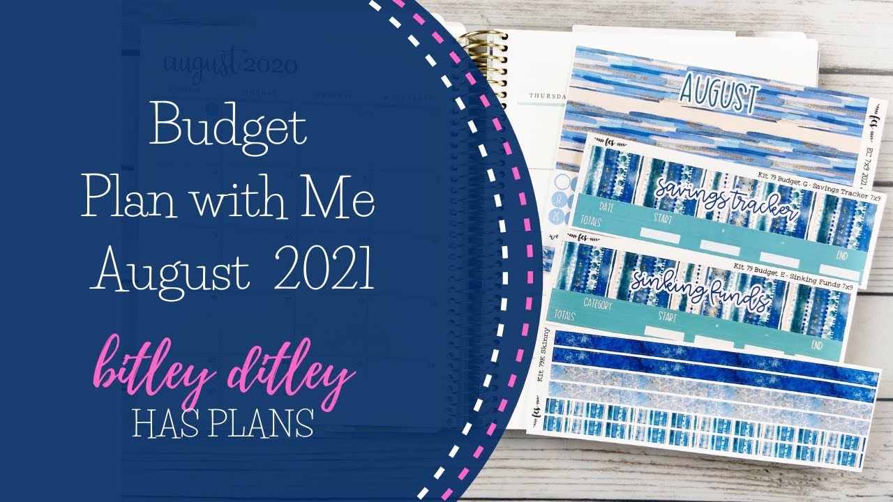 Budget Plan With Me August 2021 EC Monthly Budget By Paycheck Budget Plan With Me August 2021 EC Monthly Budget By Paycheck