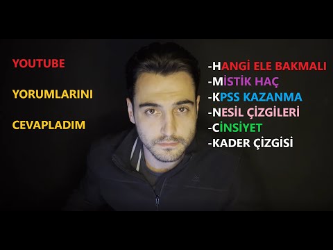 YOUTUBE VİDEOLARIMA YAPILAN YORUMLARI - SORULARI CEVAPLADIM