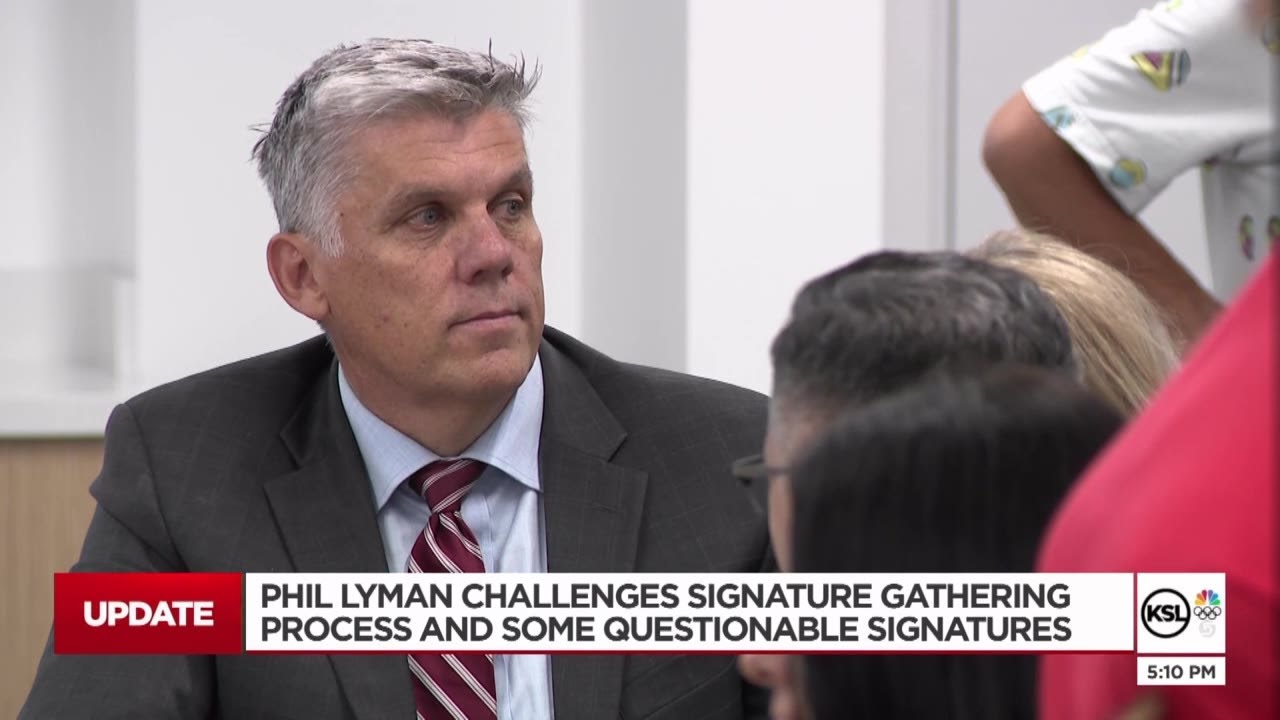 Phil Lyman challenges signature gathering process - YouTube