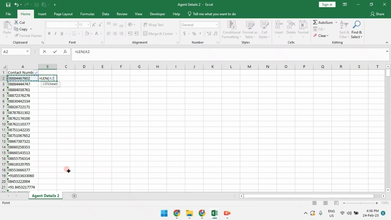 How To Count Number Of Words Or Digits In A Cell Using LEN Formula How To Count Number Of Words Or Digits In A Cell Using LEN Formula