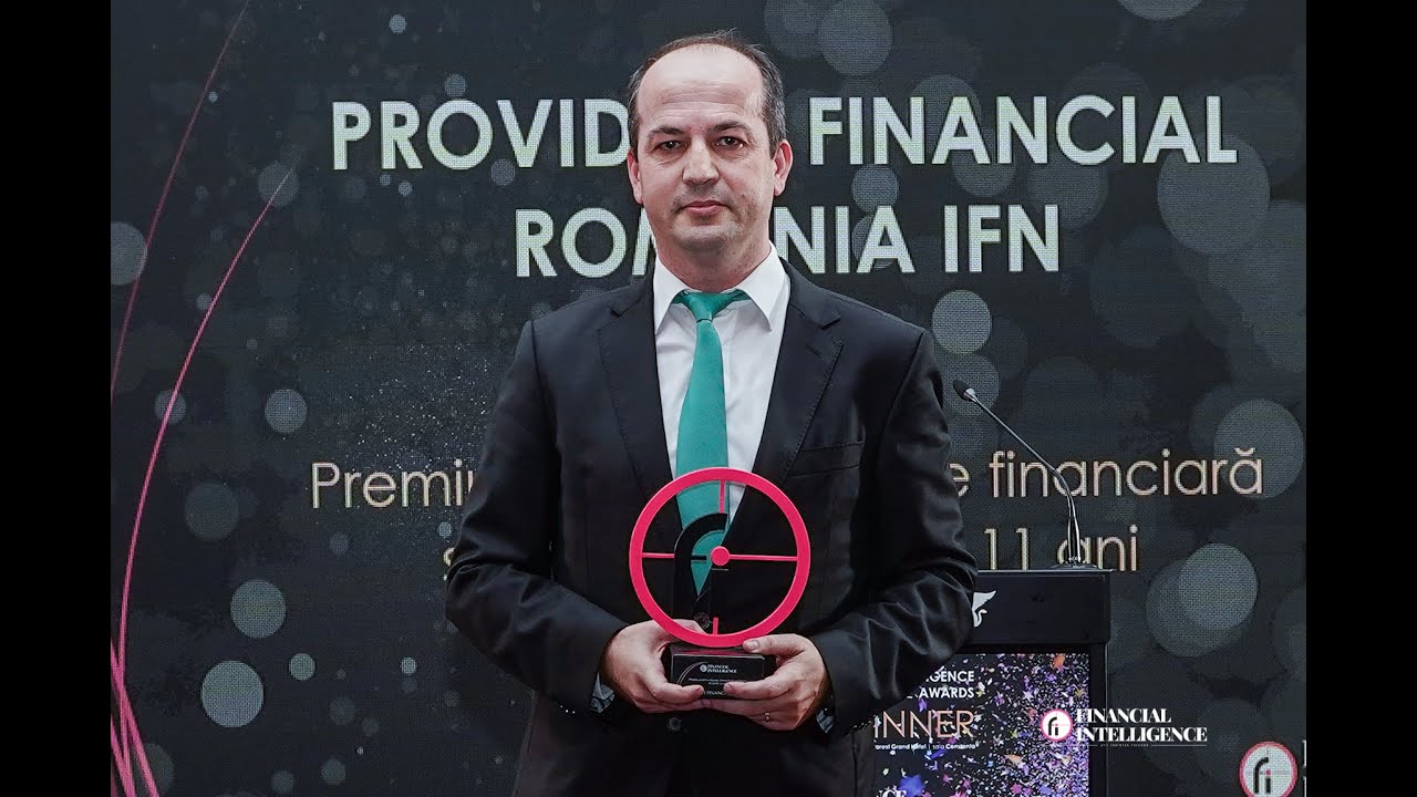 Premiu Provident Financial Romania IFN la Gala Financial Intelligence 2019 - YouTube