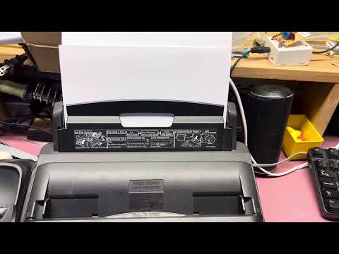 Fax Machine Test - YouTube