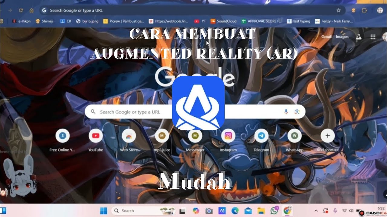 CARA MEMBUAT AUGMENTED REALITY (AR) MUDAH - YouTube