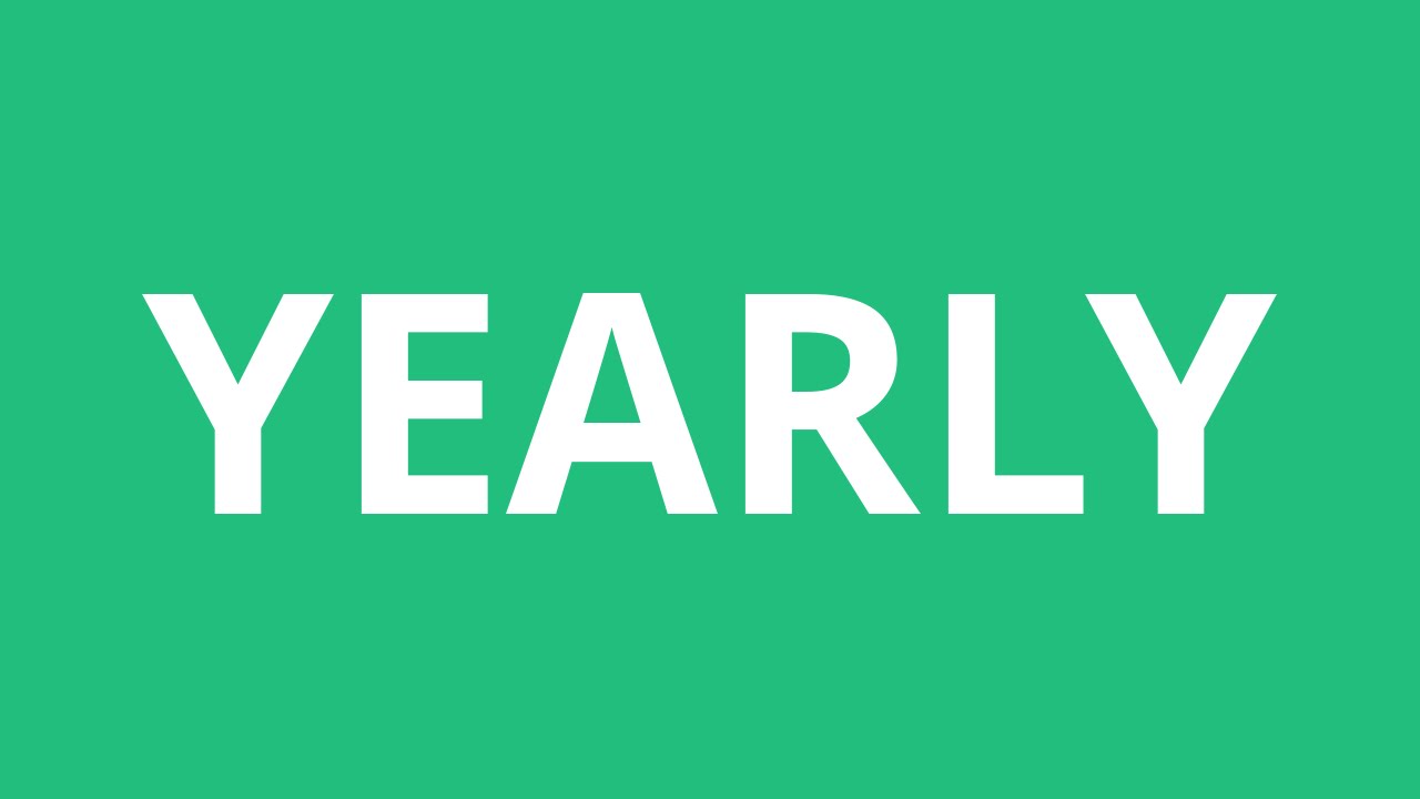 How To Pronounce Yearly - Pronunciation Academy - YouTube