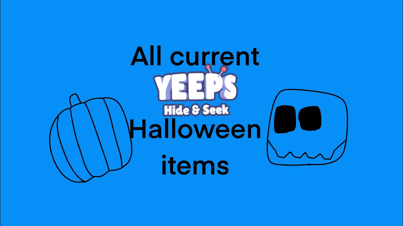 All of the current halloween items in yeeps! - YouTube