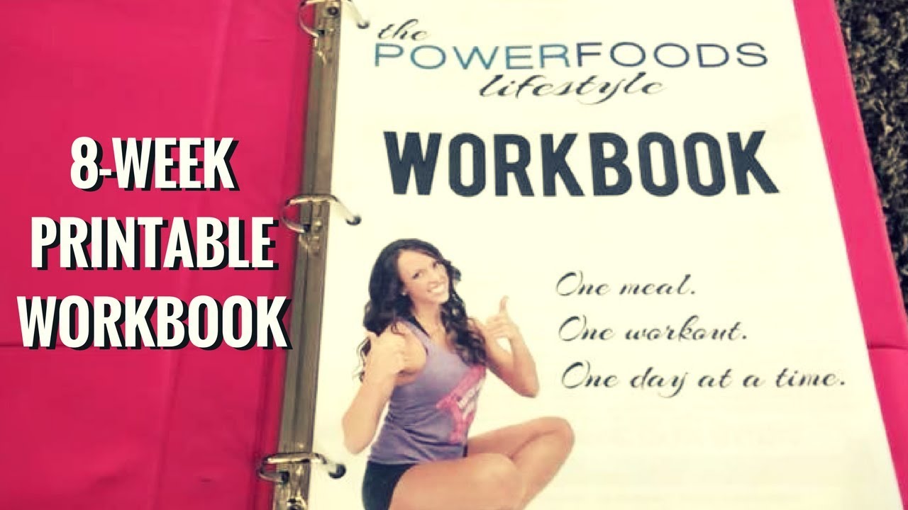 How To Use The Accountability Workbook | The Power Foods Lifestyle ...