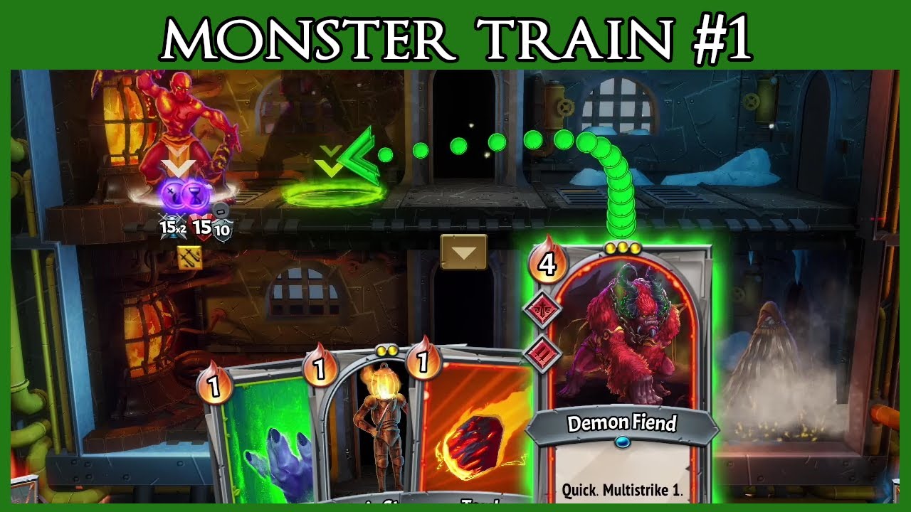Leaving the Station | Monster Train (Episode 1) - YouTube