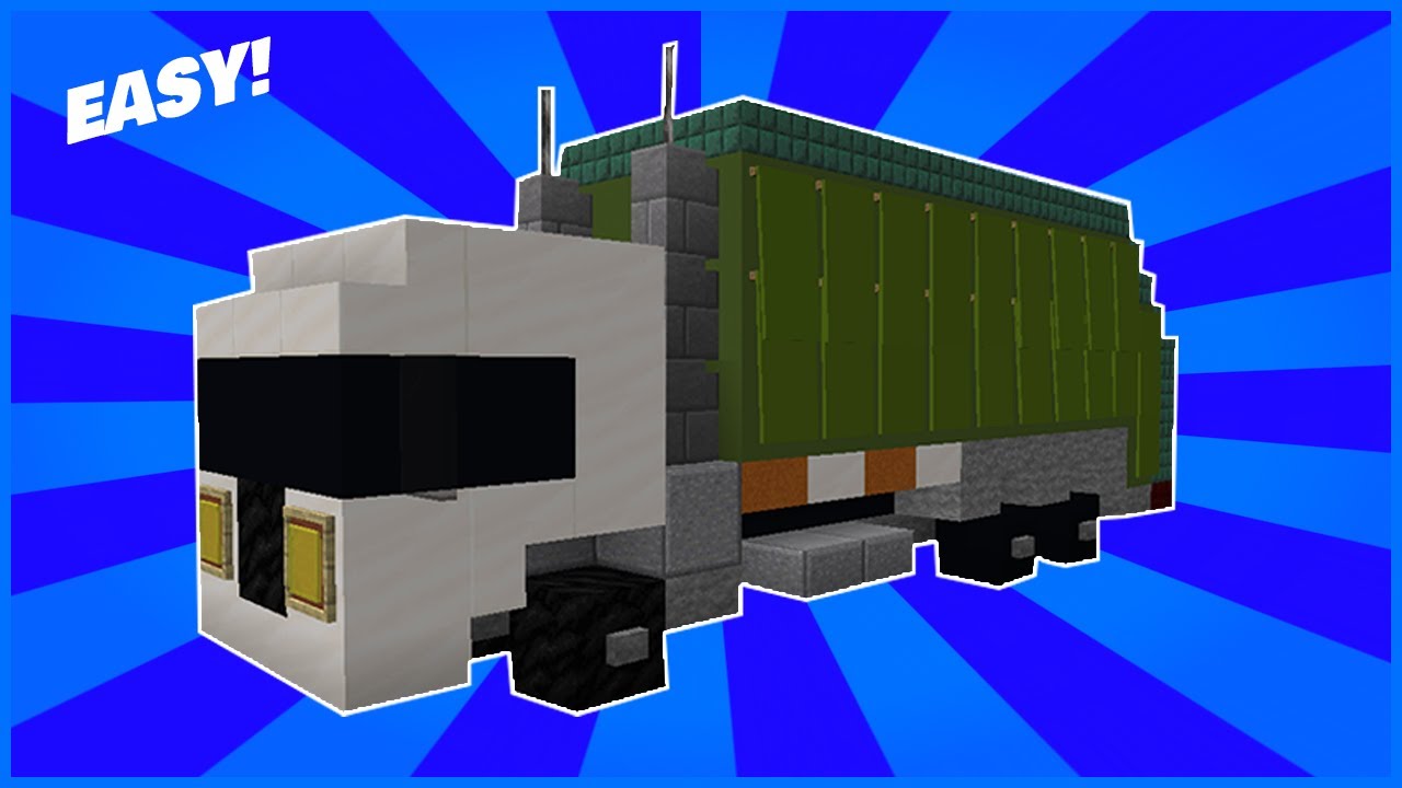 Minecraft: How to Build a Trash Transporter Tutorial [EASY] - YouTube